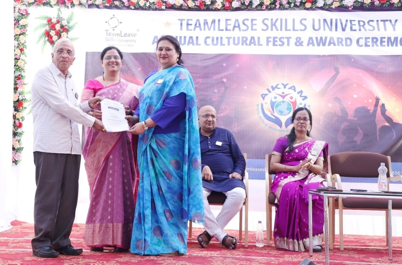TeamLease Skills University organizes Annual Award Ceremony during the ...